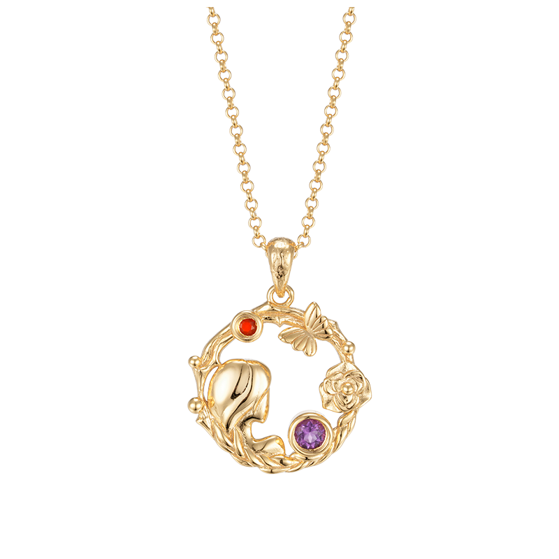 Jomfru Stjernetegn Halskæde - Dansk Smykkedesign